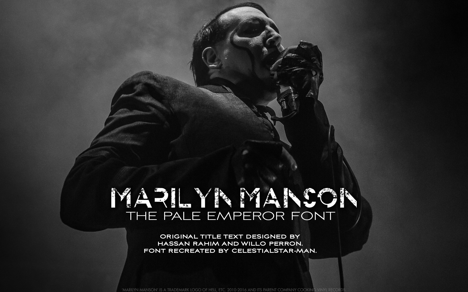 Download THE PALE EMPEROR font | fontsme.com