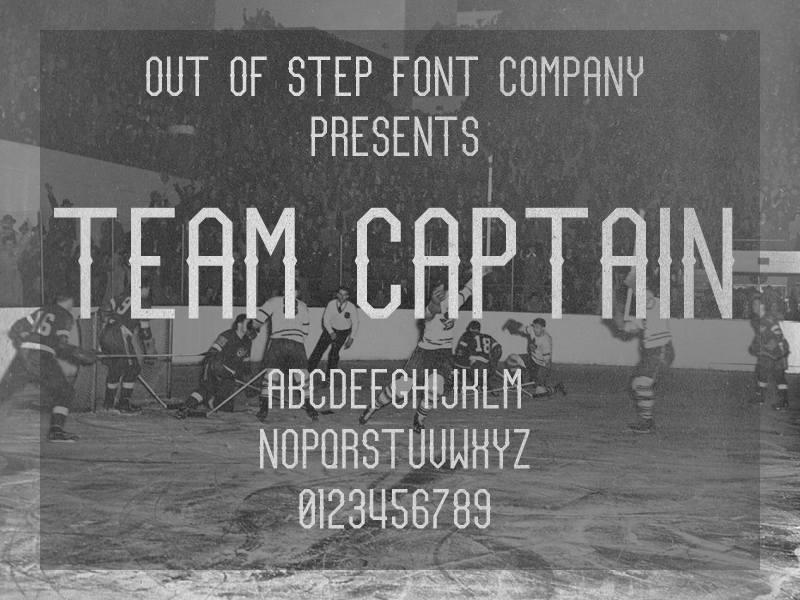 Download Team Captain font | fontsme.com