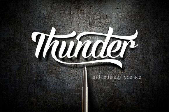 Download Thunder font | fontsme.com