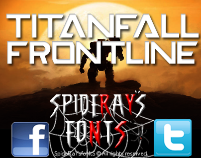 Download TITANFALL FRONTLINE font | fontsme.com