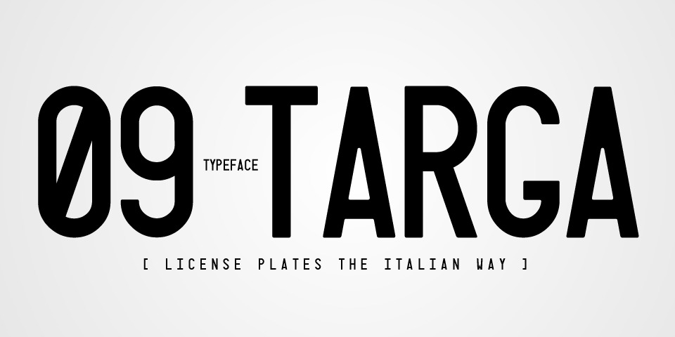 Download Targa font | fontsme.com