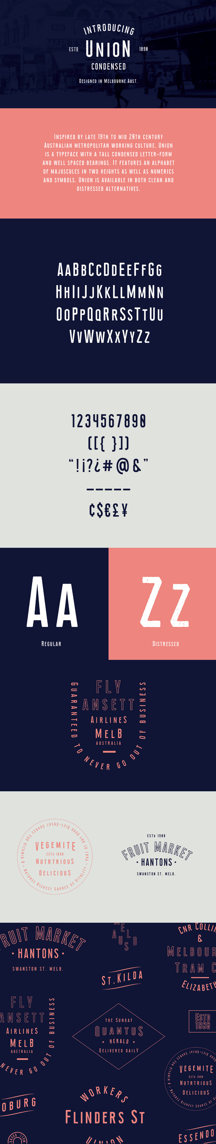 Download Union font | fontsme.com