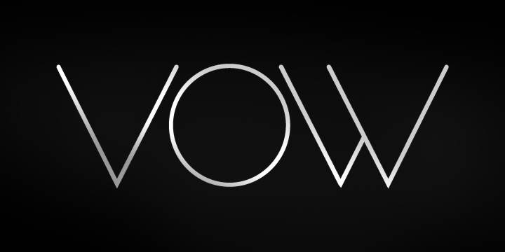 Download Vow font | fontsme.com