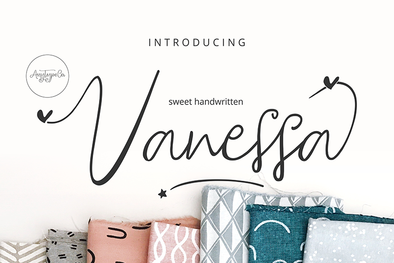 Download Vanessa font | fontsme.com