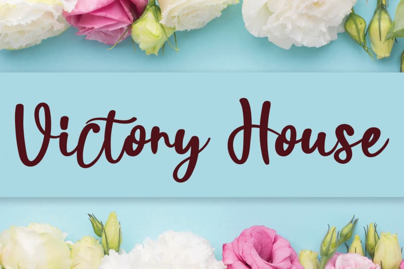 Download Victory House font | fontsme.com