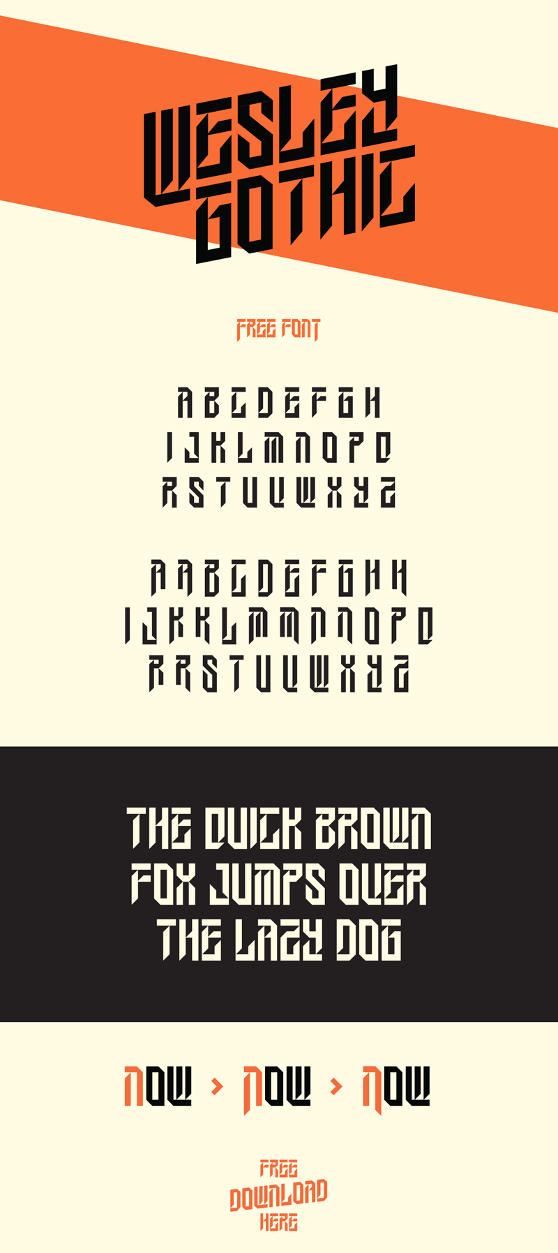 Download Wesley Gothic font | fontsme.com