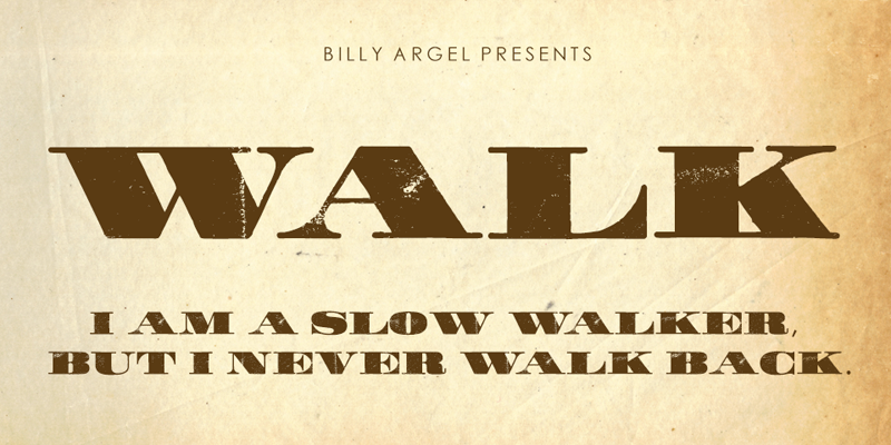 Download Walk font | fontsme.com