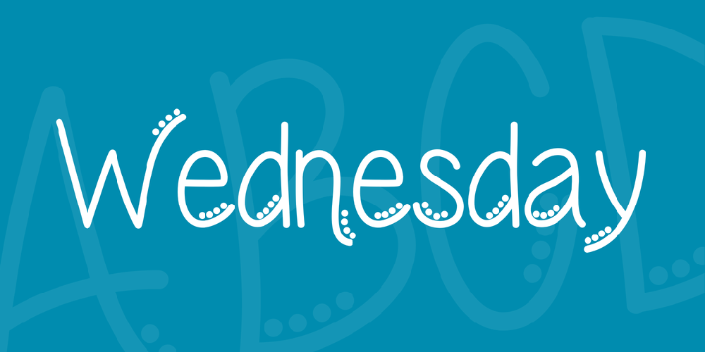 Download Wednesday font | fontsme.com