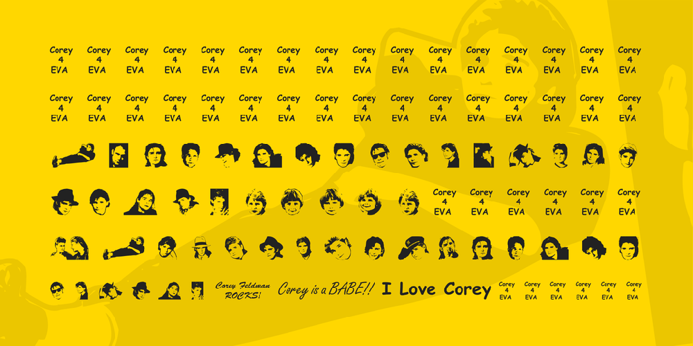 Download We Love Corey font | fontsme.com