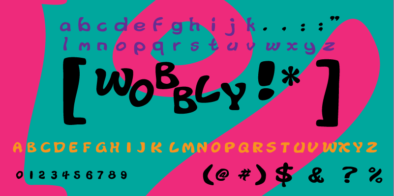 Download Wobbly font | fontsme.com