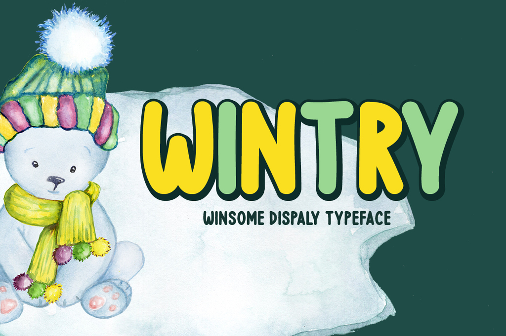 Download Wintry font | fontsme.com