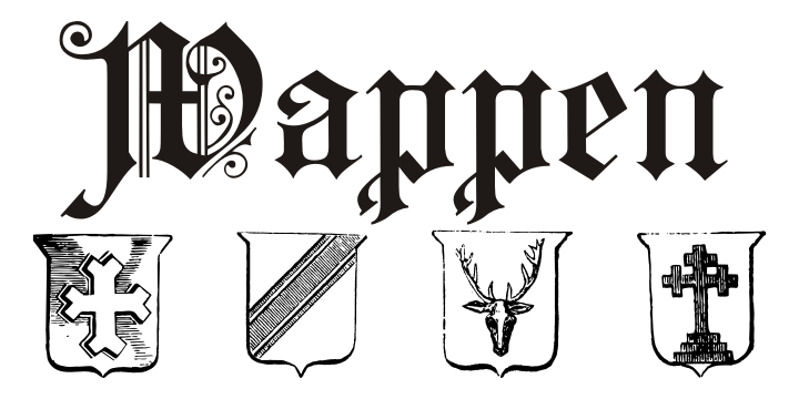 Download Wappen font | fontsme.com