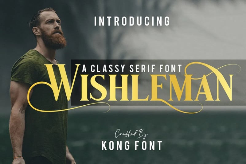 Download Wishleman font | fontsme.com