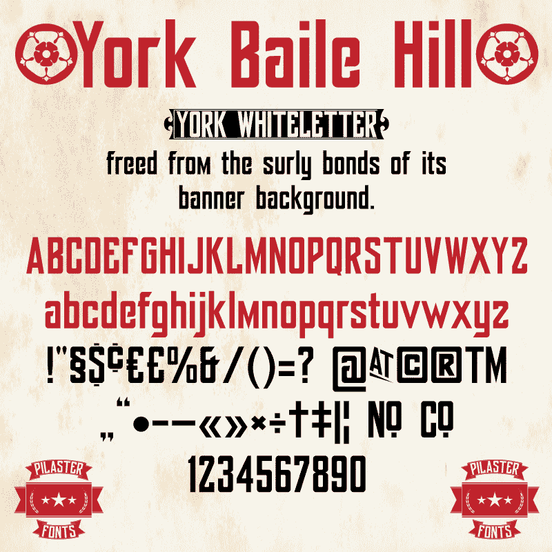 Download York Baile Hill font | fontsme.com
