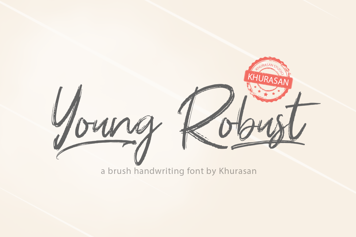 Download Young Robust font | fontsme.com