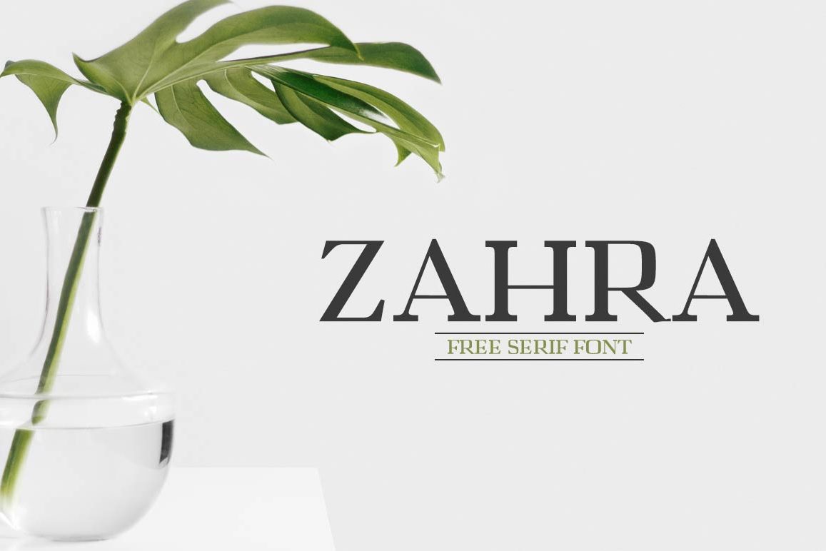 Download Zahra font | fontsme.com