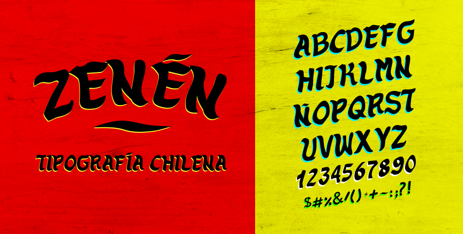 Download Zenen font | fontsme.com