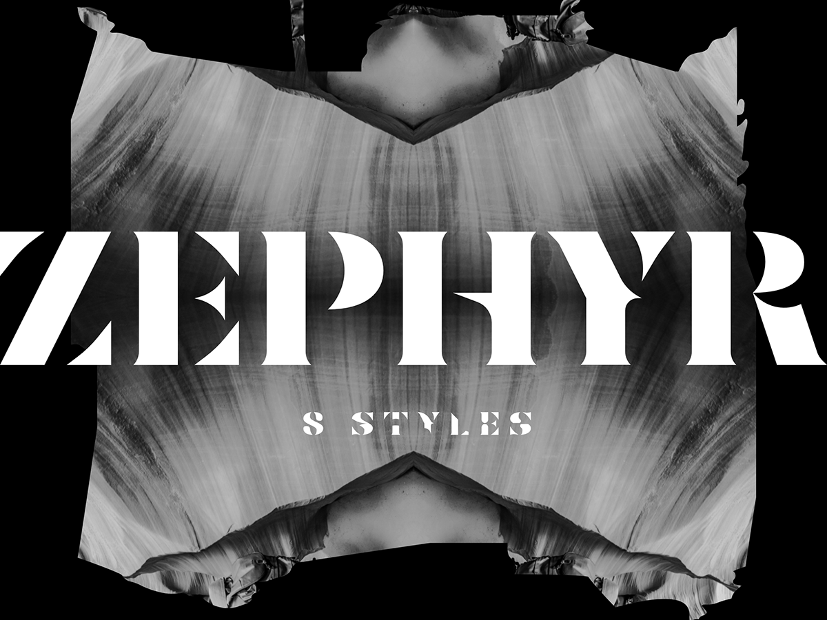 Download Zephyr font | fontsme.com